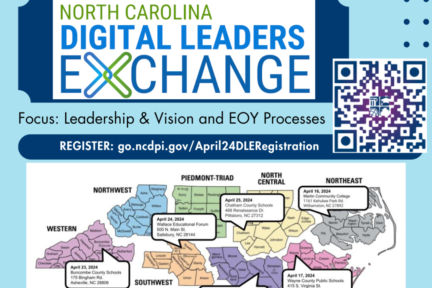 NC Digital Leaders Exchange - April 23, 2024 | NC DPI